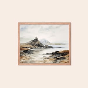 Skellig Islands Painting Set of 2 Prints Ring of Kerry Wall Art Ireland ...