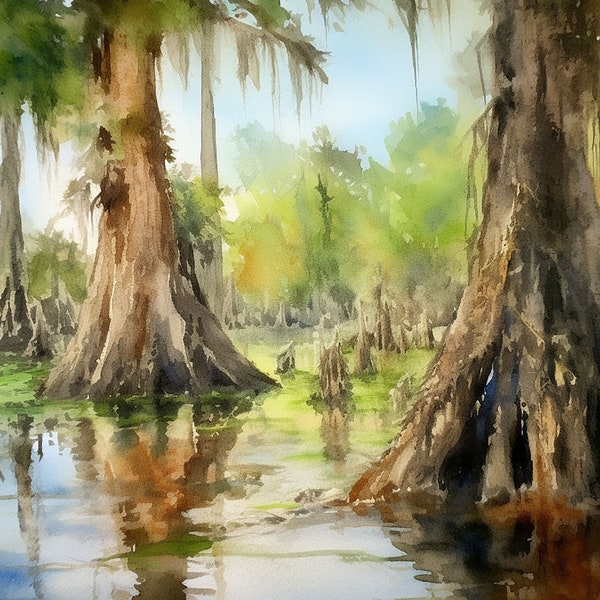 Swamp Art - Etsy