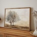 Abstract Tree Painting Landscape Watercolor Art Print Neutral Earth ...