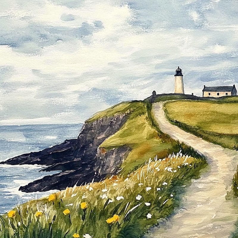 Irish Lighthouse Prints - Etsy