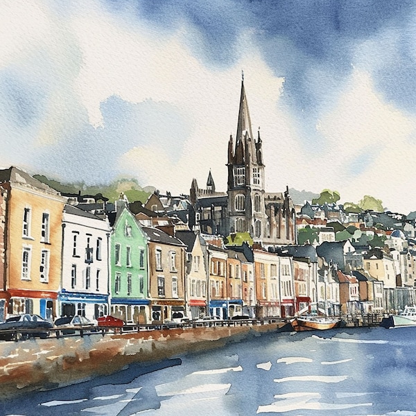 Irish Watercolors - Etsy