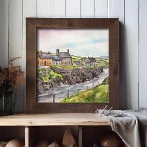Doolin Painting County Clare Wall Art Irish Village Print Ireland ...