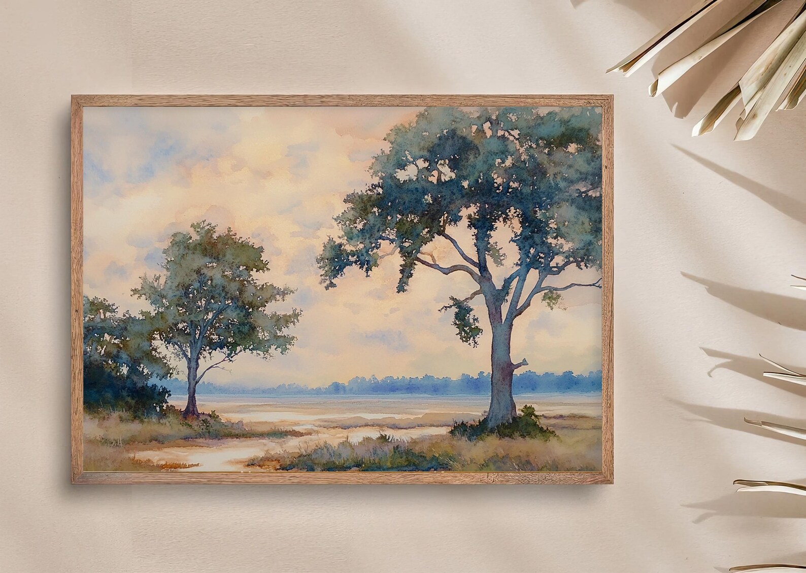 Marsh Painting Kiawah Island Watercolor Art Print Lowcountry Landscape ...