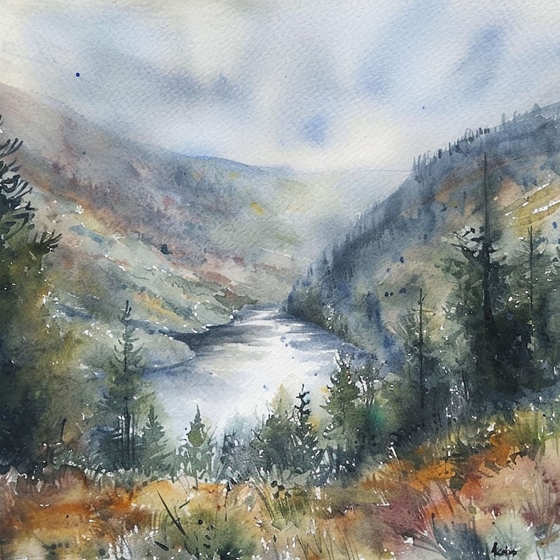 Wicklow Ireland Painting - Etsy