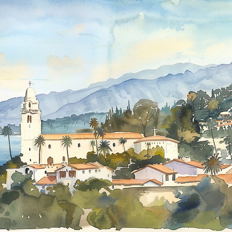 Santa Barbara Art - Etsy
