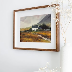 Slieve League Painting County Donegal Art Print Irish Cottage ...