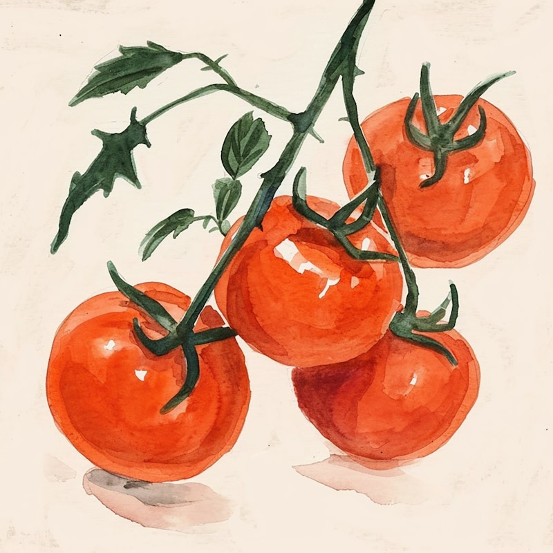 Tomato Print - Etsy