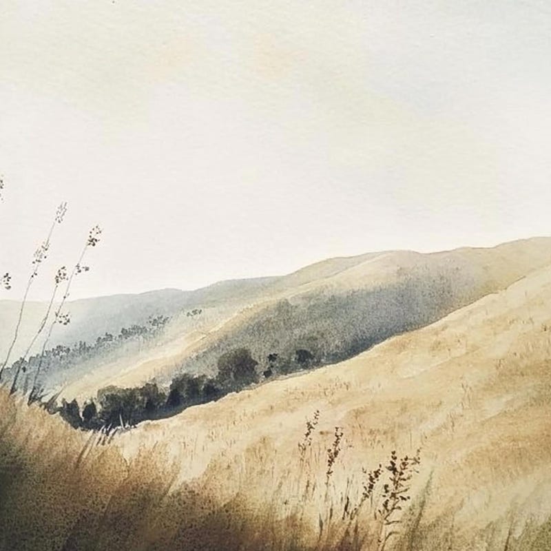 Golden Hills California Art - Etsy