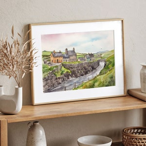 Doolin Painting County Clare Wall Art Irish Village Print Ireland ...