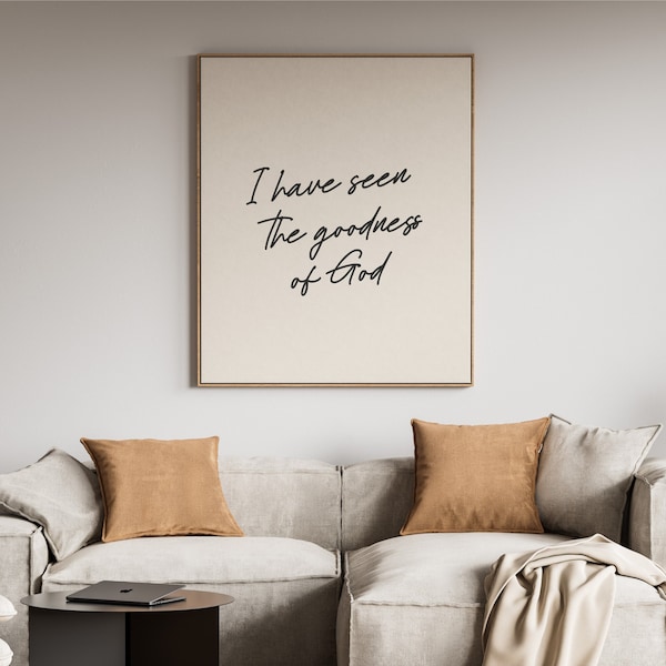 Goodness of God Sign - Etsy