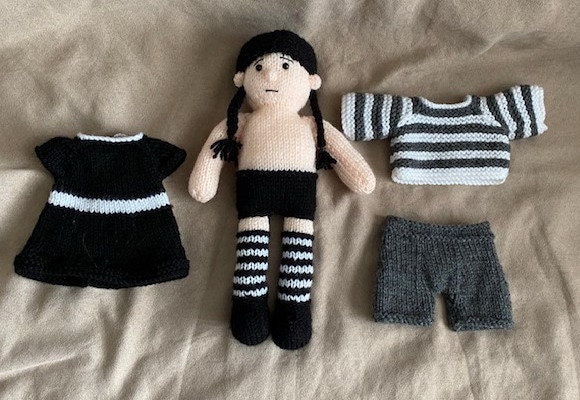 Wednesday Addams Knitting Pattern - Etsy