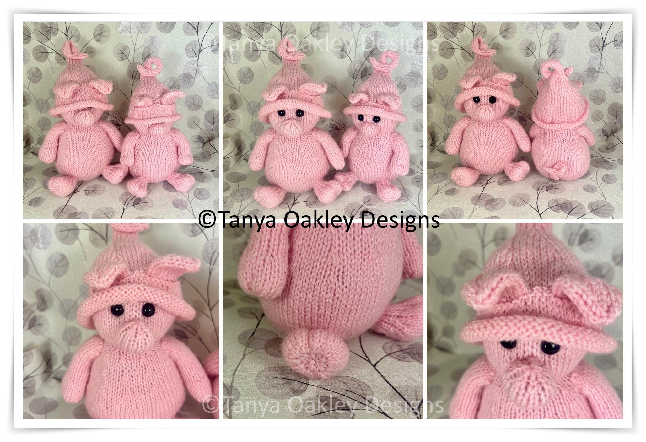 Pig Gonk Gnome Knitting Pattern - Etsy