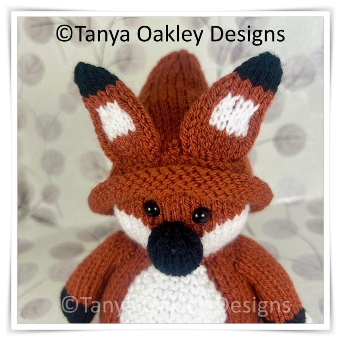 Fox Gonk Gnome Knitting Pattern - Etsy