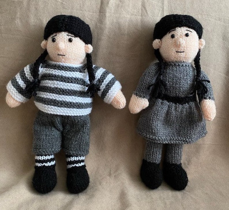 Wednesday Addams Knitting Pattern - Etsy