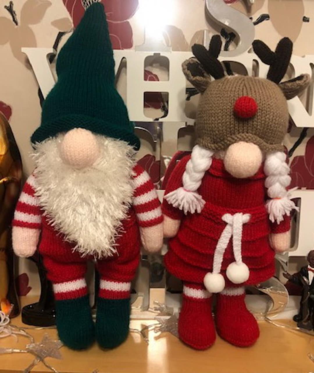 Christmas Gonk Gnome Knitting Pattern - Etsy