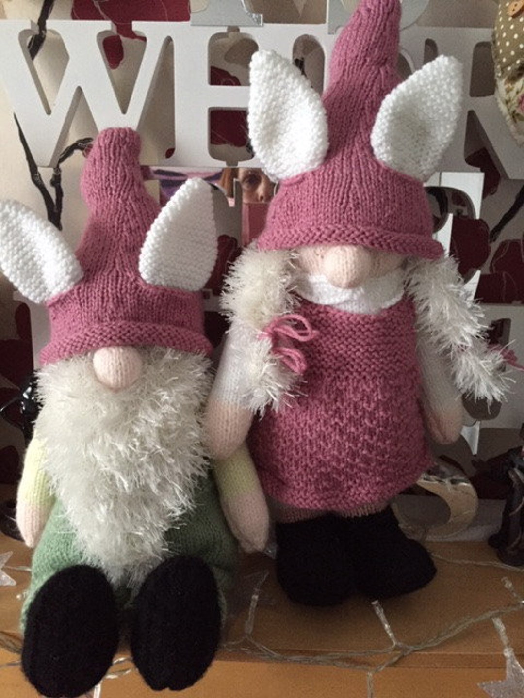 Easter Bunny Gonk Gnome Knitting Pattern - Etsy