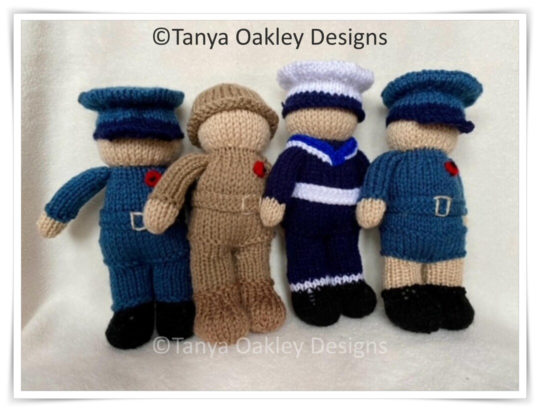Armed Forces Figures Knitting Pattern - Etsy UK
