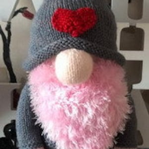 Love Me Love You Gnome Gonks Knitting Pattern - Etsy UK
