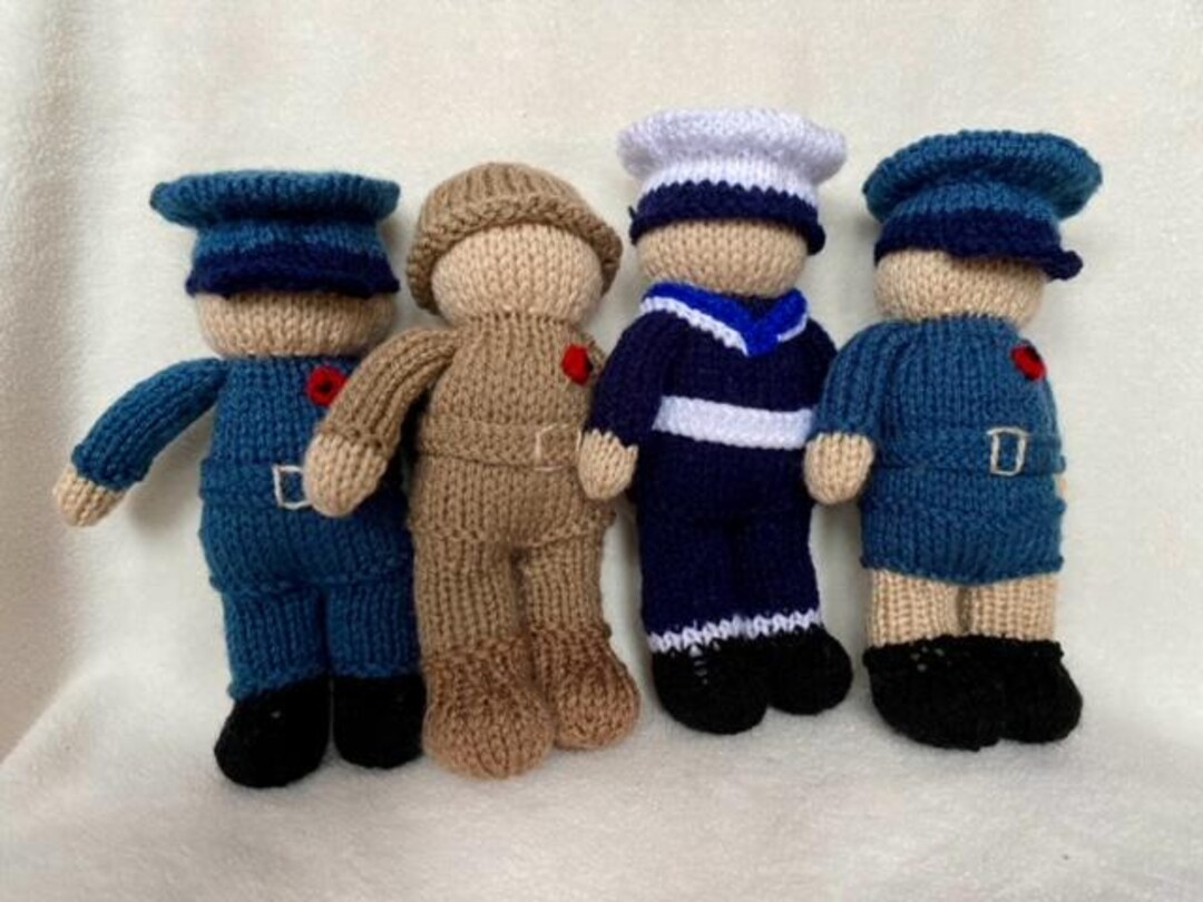 Armed Forces Figures Knitting Pattern - Etsy UK