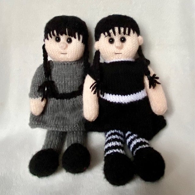 Wednesday Addams Knitting Pattern - Etsy