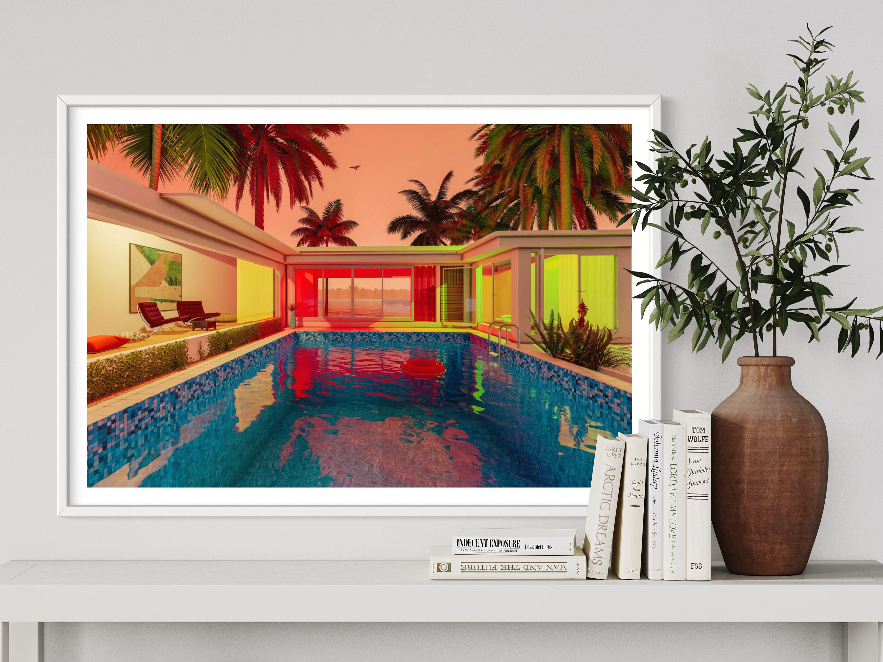 Seafront House Poster Limited Edition Photographic Print on Hahnemühle ...