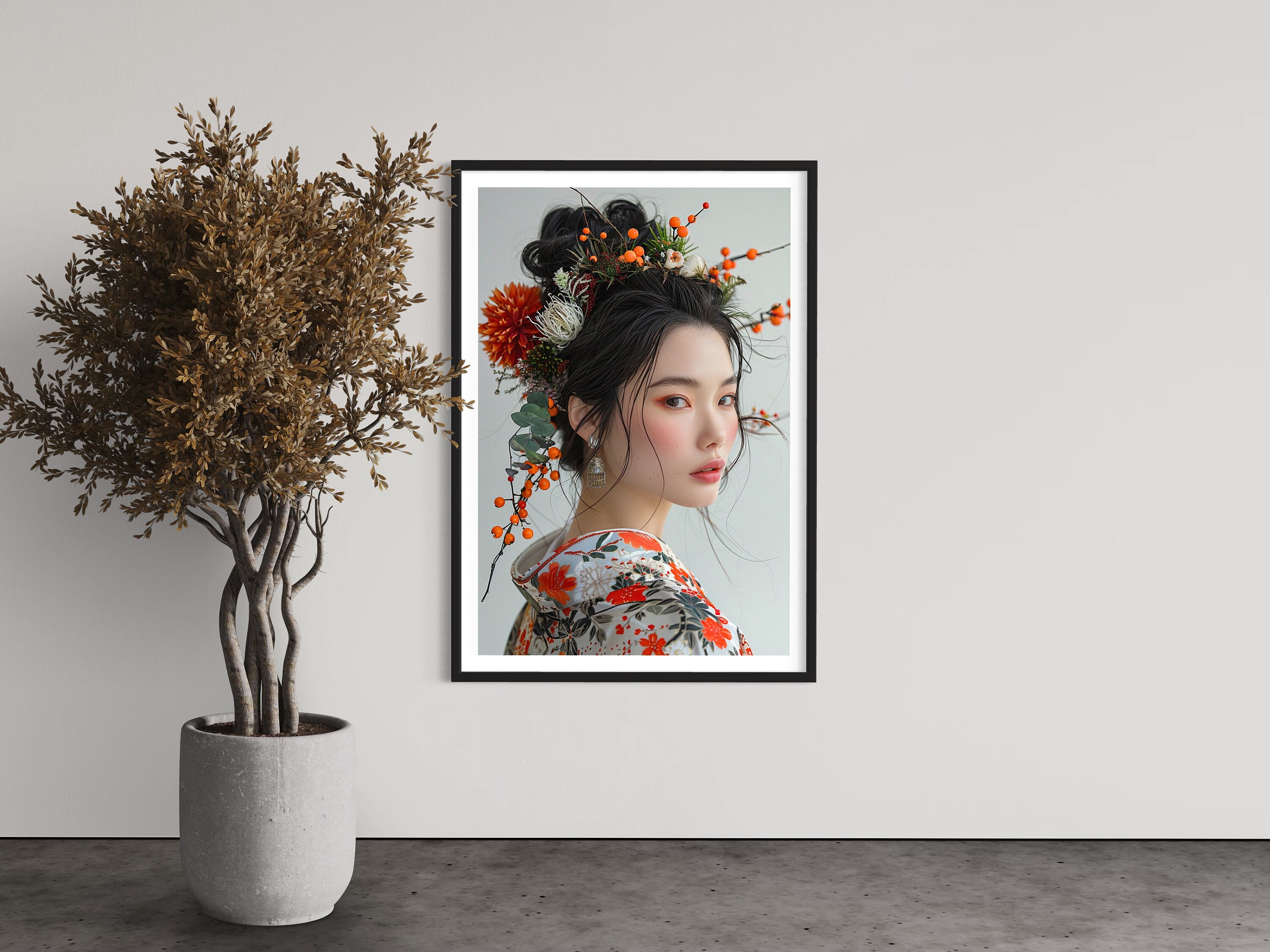 Spring Geisha: Photographic Paper Print, Japanese Photo Shoot, Japanese ...