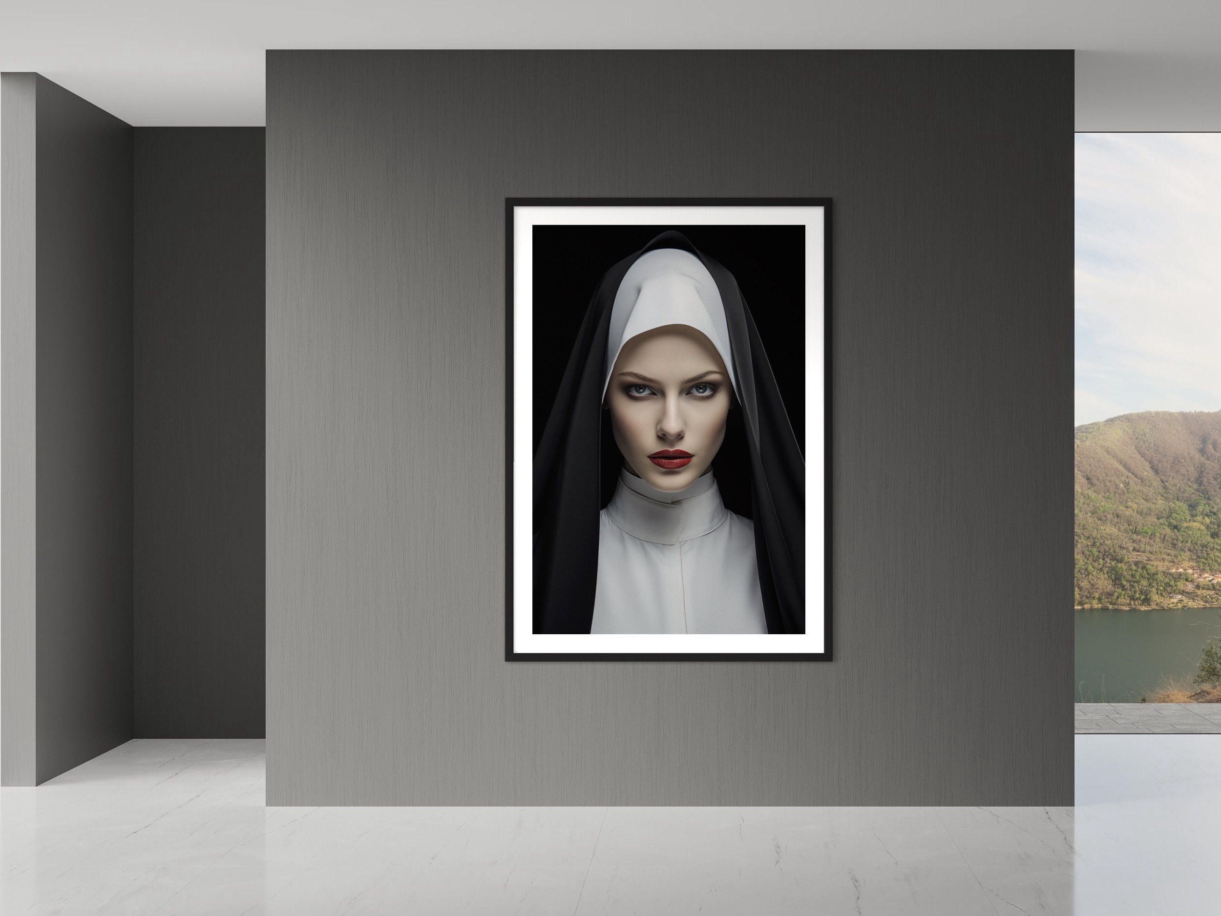 Nonne Fashion Poster: Print on Photographic Paper, Pop Culture Photo ...