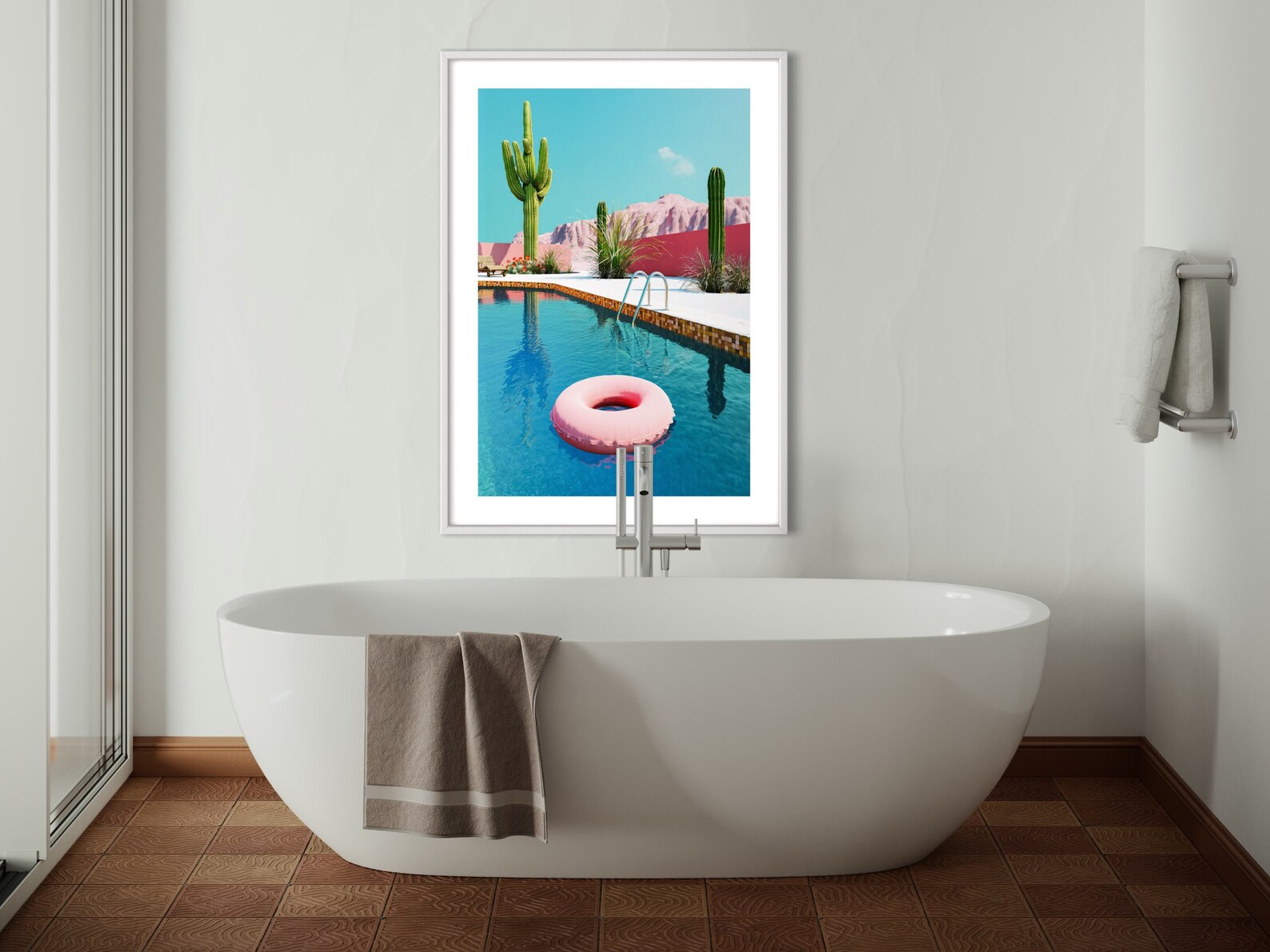 Cactus Pool Art Print - Limited Edition Photographic Print on ...