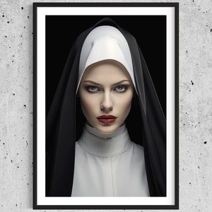 Nonne Fashion Poster: Print on Photographic Paper, Pop Culture Photo ...