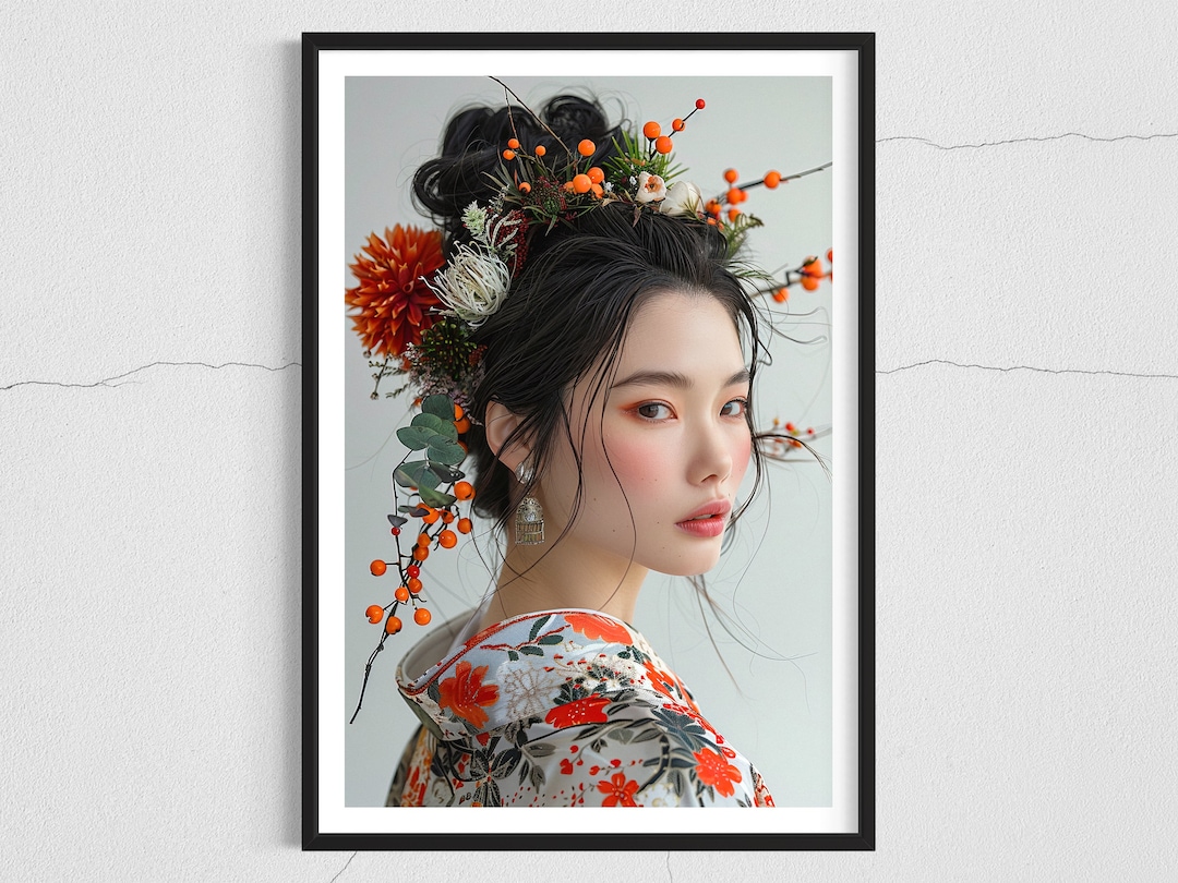 Spring Geisha: Photographic Paper Print, Japanese Photo Shoot, Japanese ...