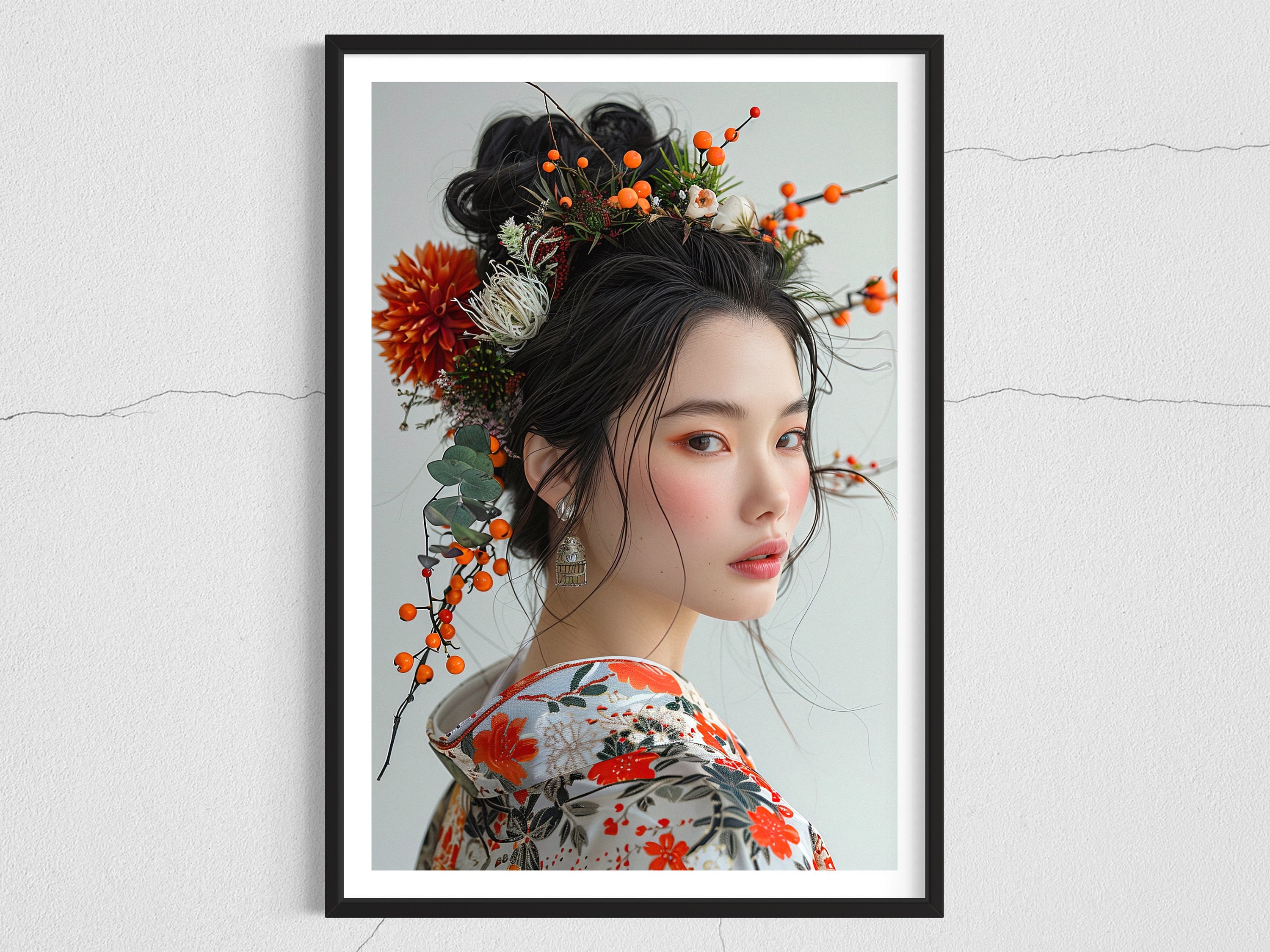 Spring Geisha: Photographic Paper Print, Japanese Photo Shoot, Japanese ...