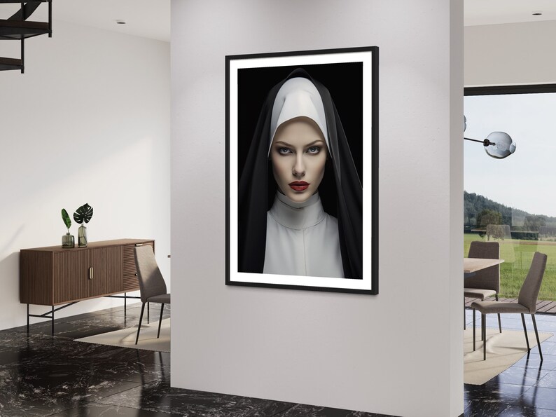 Nonne Fashion Poster: Print on Photographic Paper, Pop Culture Photo ...