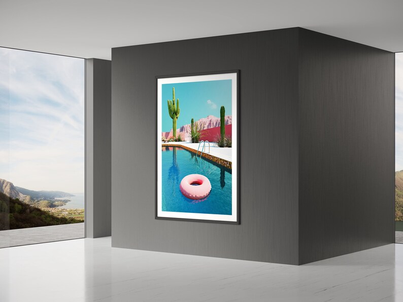Cactus Pool Art Print - Limited Edition Photographic Print on ...