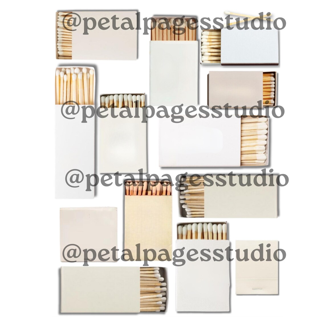 Editable Matchbook Poster Template | Blank Matchbook Template | Digital ...