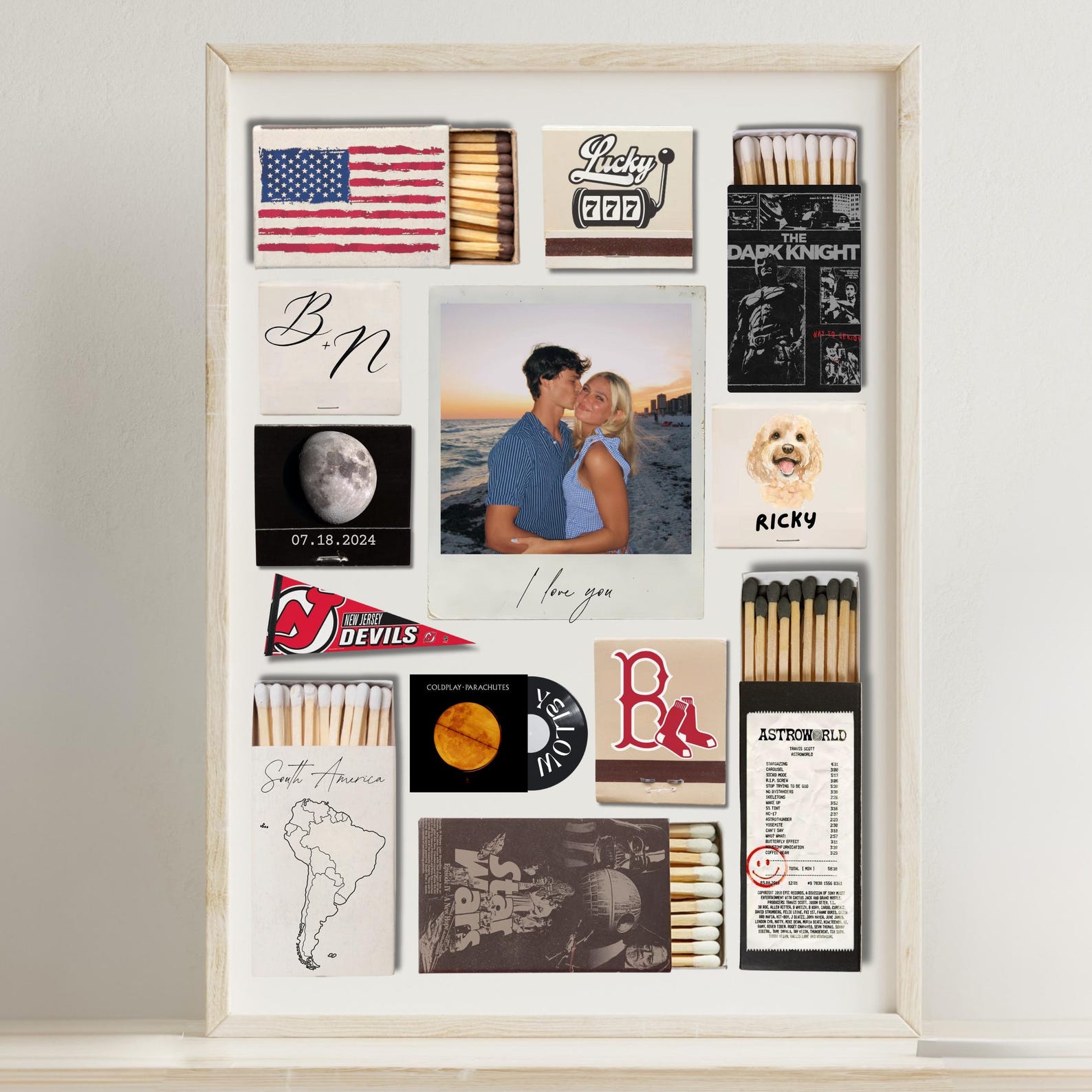 Editable Matchbook Poster Template: Minimalist Printable Wall Art ...
