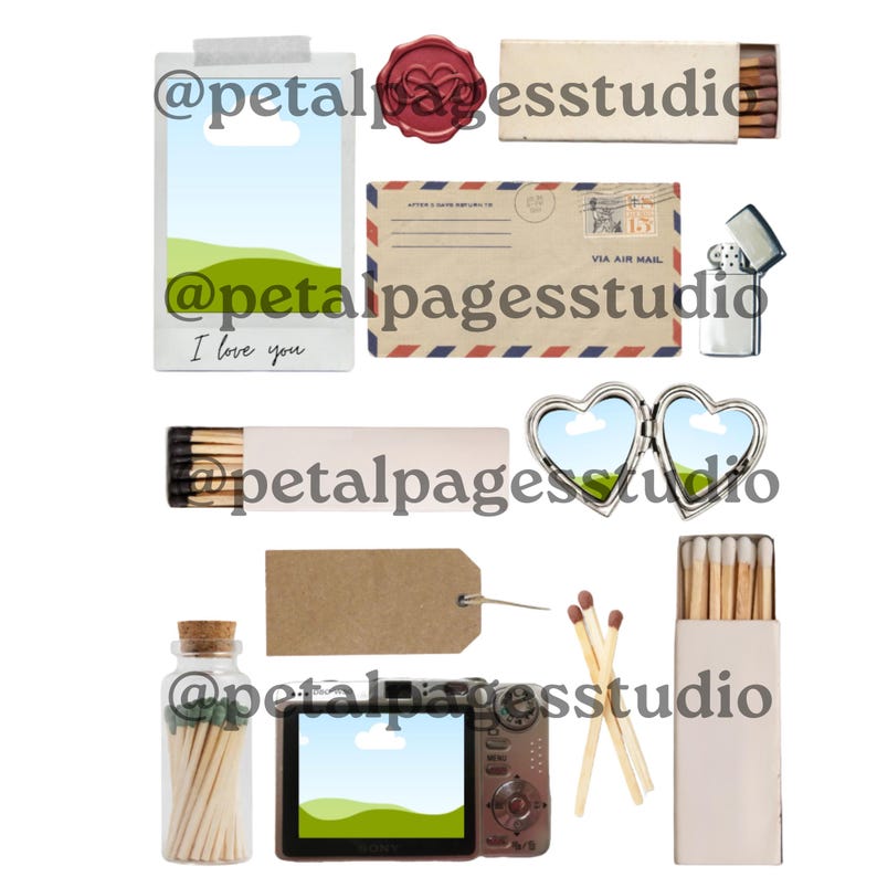 Matchbook Poster Art Template | Digital Download | Neutral Theme ...