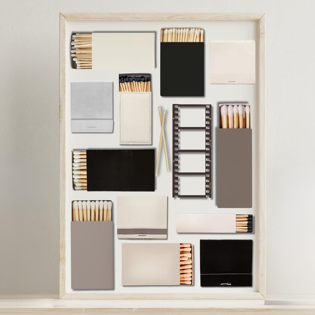 Editable Matchbook Poster Template | Blank Matchbook Template | Digital ...