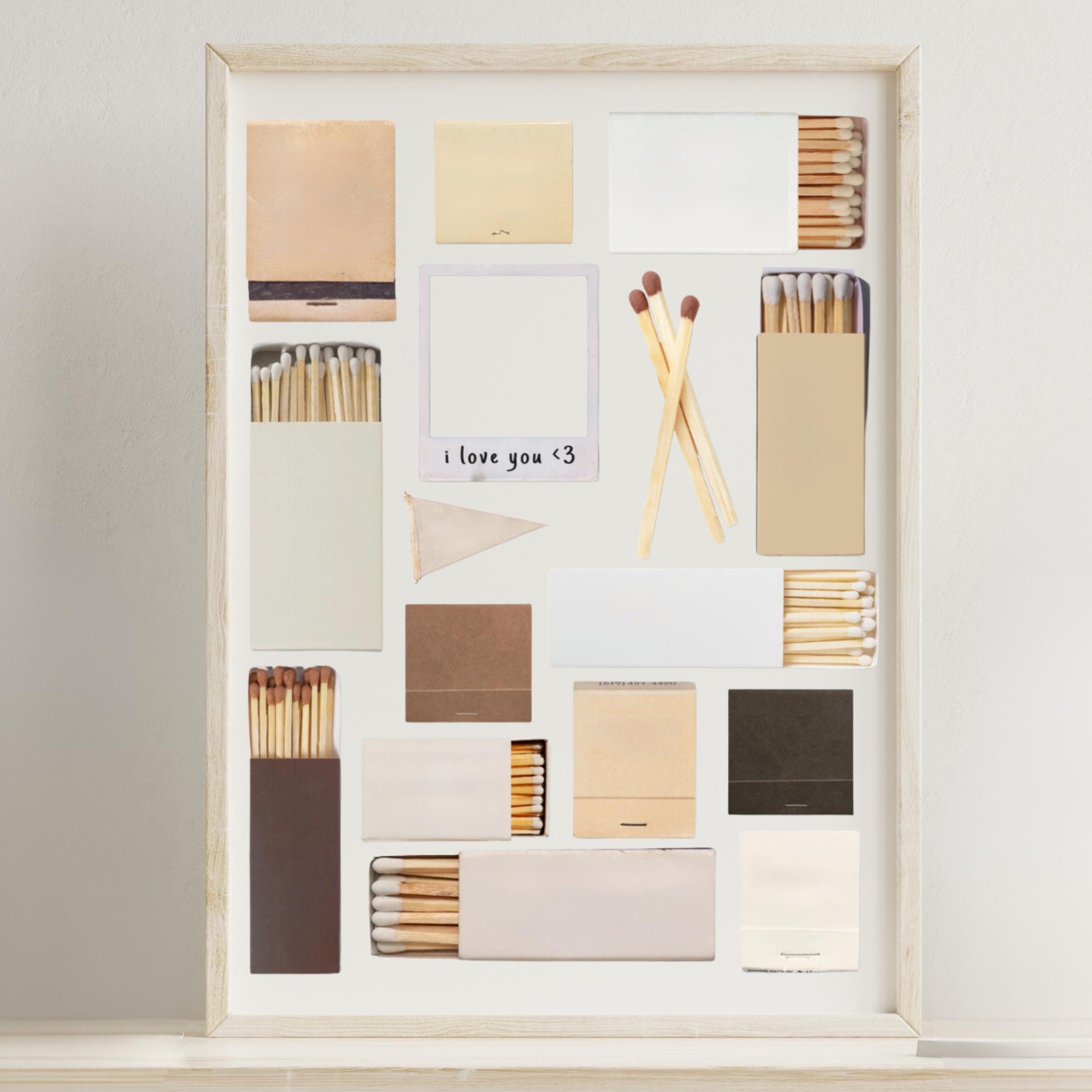 Editable Matchbook Poster Template | Blank Matchbook Template | Digital ...