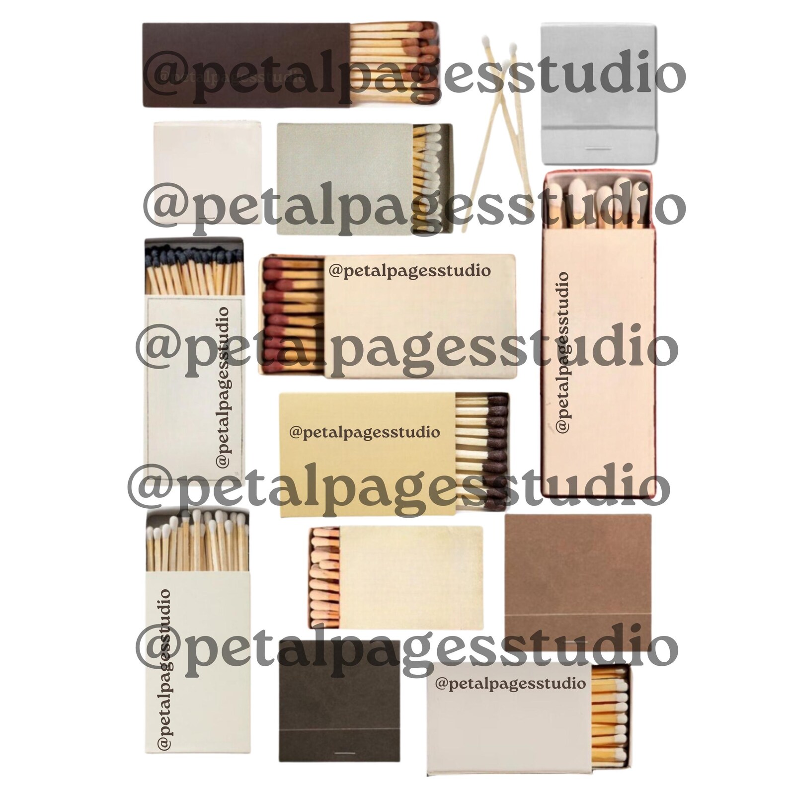 Editable Matchbook Poster Template | Blank Matchbook Template | Digital ...