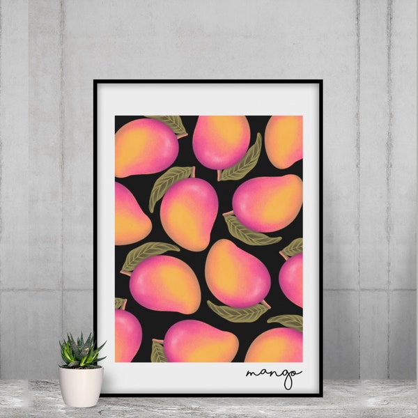 Mango Print - Etsy