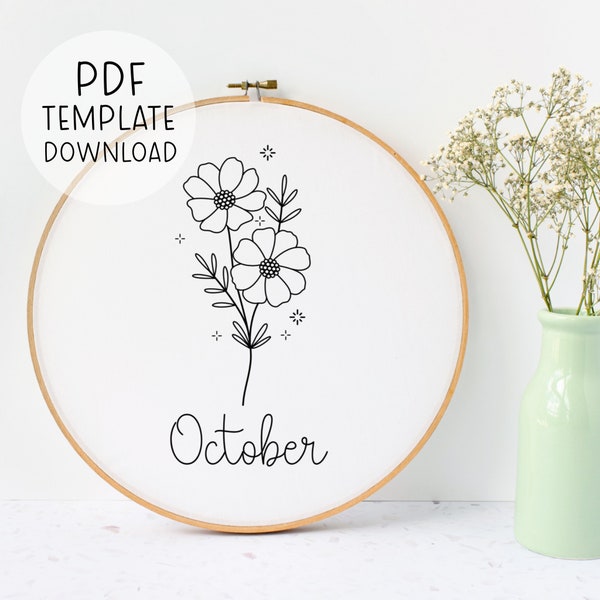 Flower Embroidery - Etsy