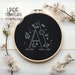 A-Z Space Alphabet BUNDLE Embroidery Pattern Templates, 26 Letters ...