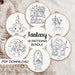 Fantasy Embroidery Pattern BUNDLE, Hand Embroidery Patterns Whimsical ...