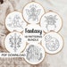 Fantasy Embroidery Pattern BUNDLE, Hand Embroidery Patterns Whimsical ...