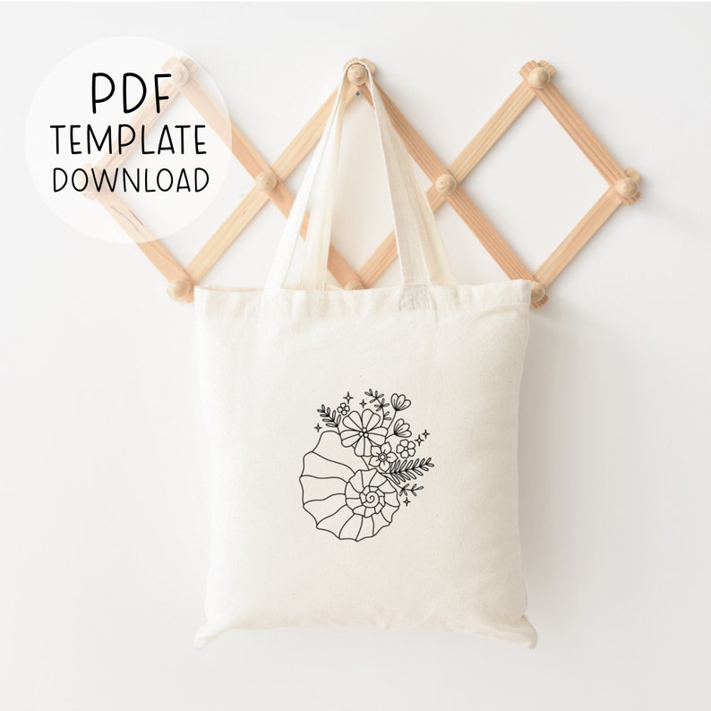 Pretty Shell Embroidery Design Handmade Gift Shell - Etsy Australia