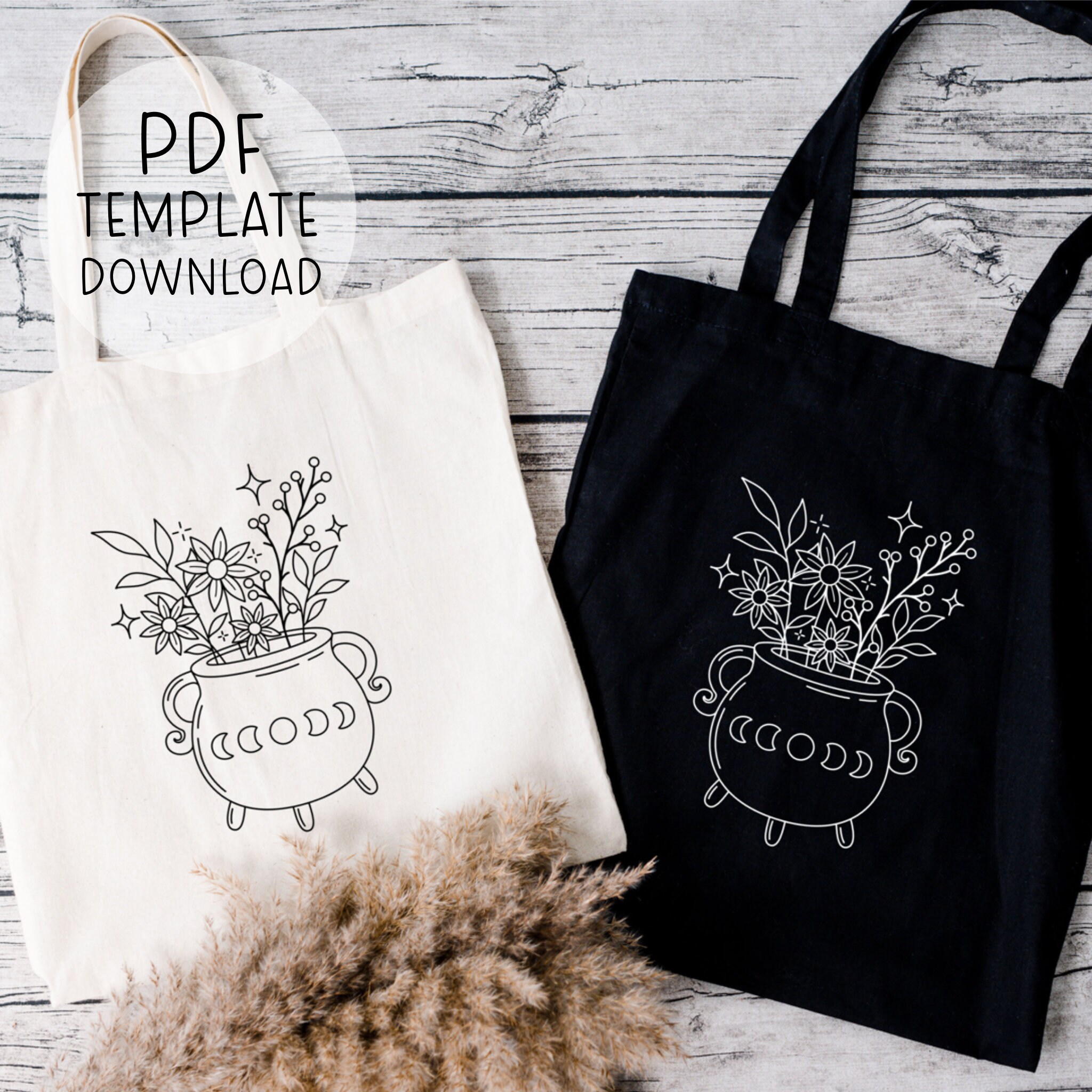 Witchy Embroidery Pattern BUNDLE! Wicca Hand Embroidery Patterns ...