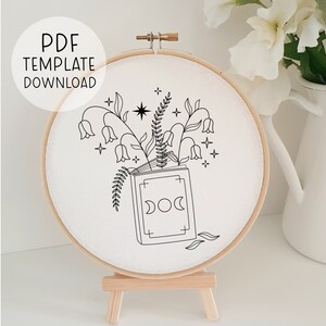 Whimsical Magical Embroidery Pattern BUNDLE Beginner Hand Embroidery ...