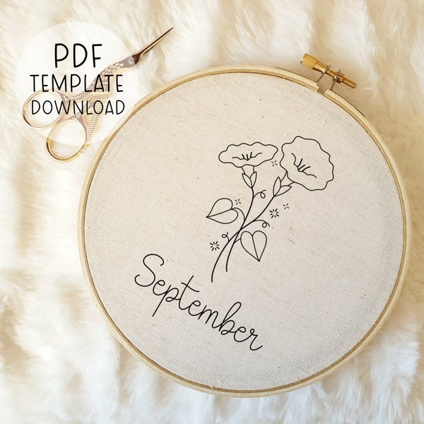 September Birth Flower - Etsy