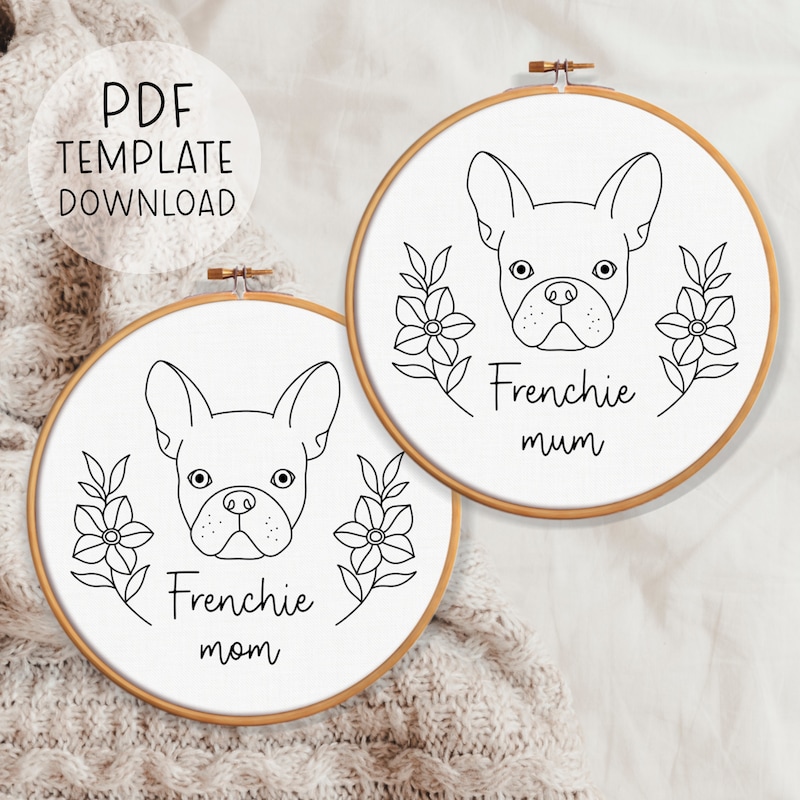 French Bulldog Pattern - Etsy