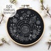 Flower Galaxy Hand Embroidery Pattern, Space Hand Embroidery, Planets ...